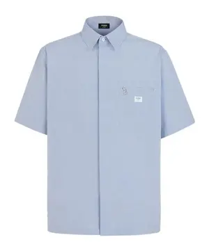 Fendi Logo Printed Short Sleeved Shirt