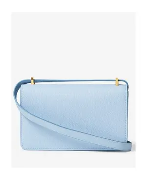 Burberry Mini Tb Bag In Grained Leather