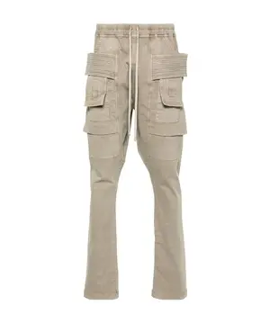 Rick Owens Drawstring Cargo Pants - Nude