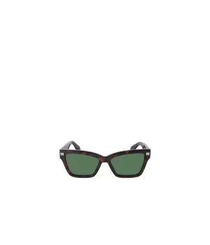 Off-White Cat Eye Sunglasses - Green