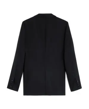 Celine Classic Tux Jacket In Grain De Poudre Wool