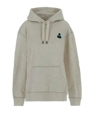 Isabel Marant Étoile Logo Printed Drawstring Hoodie