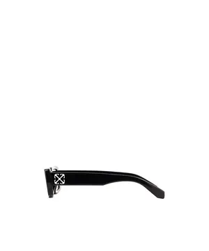 Off-White Square Frame Sunglasses With Logo Detail - Gray