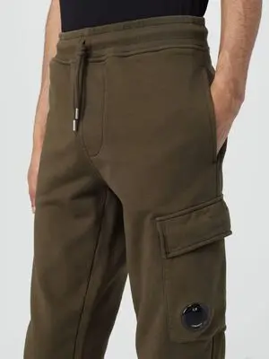 C.P. COMPANY Lens-detail Cotton Track Pants - Brown