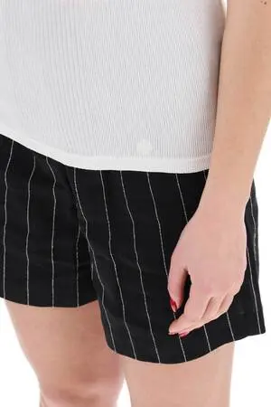 LOULOU STUDIO Ribbed Tank Top With Logo Embroidery
