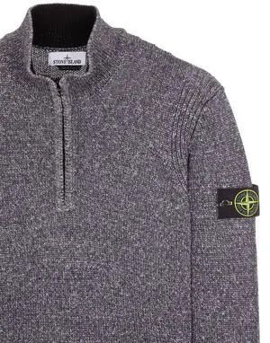 Stone Island Compass Patch Knitted Jumper