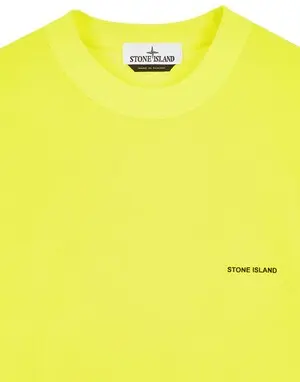 Stone Island Logo Printed Crewneck T-shirt