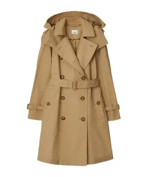 Burberry Double Breasted Trench Windbreaker