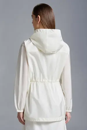 Moncler Filira Hooded Jacket With Drawstring Waist And Zipper Pockets