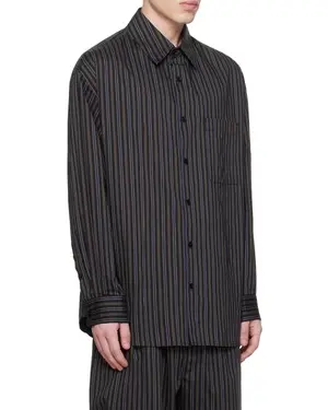 LEMAIRE Striped Regular Fit Shirt