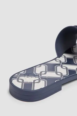Moncler Patterned Slip-on Slides