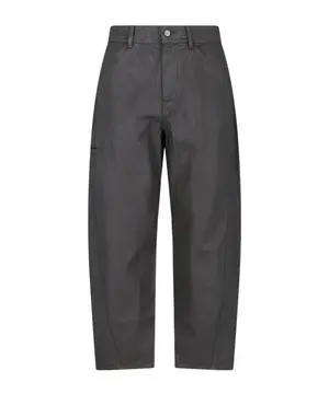 Men's Belted Cotton Pants