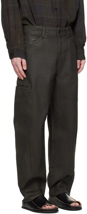 LEMAIRE Belted Cotton Trousers