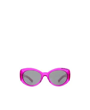 Balenciaga Oval Frame Sunglasses - Gray