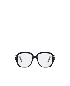 Dior Square Frame Eyeglasses - Black