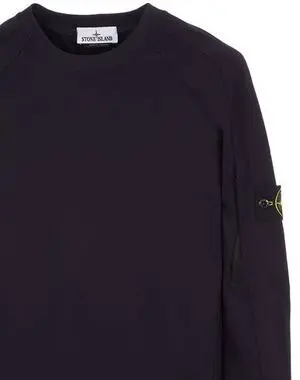 Stone Island Compass Motif Long Sleeve Sweatshirt