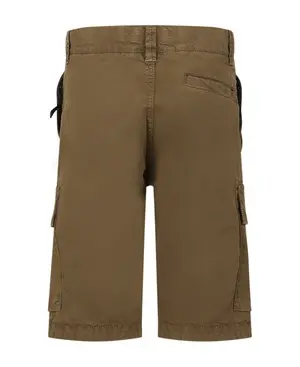 Stone Island Logo Patch Cargo Shorts