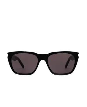 Saint Laurent Rectangular Frame Sunglasses - Black