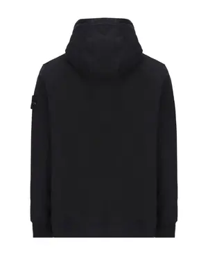 Stone Island Compass Patch Hoodie - Blue