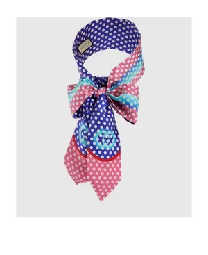 Gucci Polka Dot Printed Mulberry Silk Hair Band