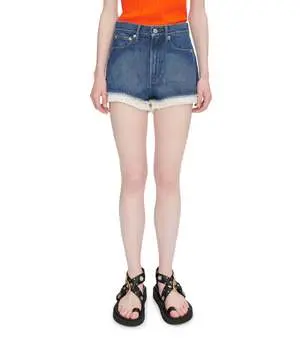 A.p.c. Mid-rise Layered Denim Shorts