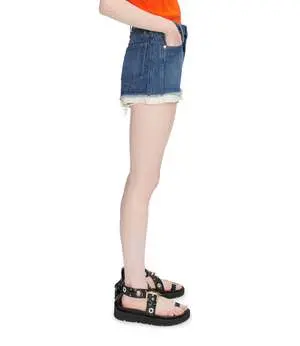 A.p.c. Mid-rise Layered Denim Shorts