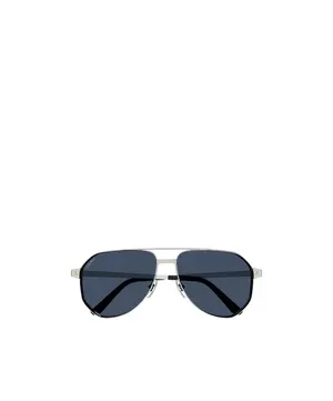 Cartier Pilot Frame Sunglasses - Blue