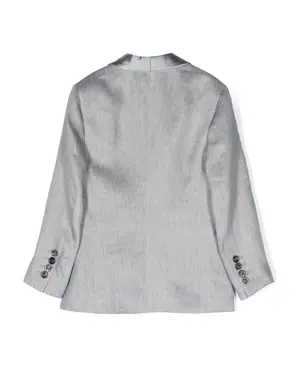 Brunello Cucinelli Single-breasted Linen Blazer