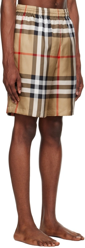 Burberry Checked Elasticated Waist Shorts