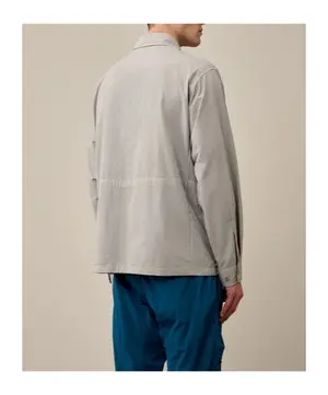 C.P. COMPANY Lens-detail Shirt Jacket - Gray