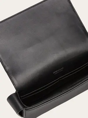 FERRAGAMO Gancini Buckle Messenger Bag