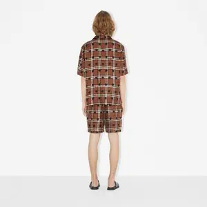 Burberry Vintage Checked Straight Hem Shorts