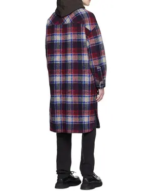 Isabel Marant Étoile Kotajo Checked Long Sleeve Coat