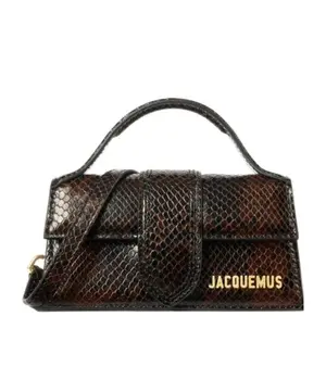 Jacquemus Embossed Logo Lettering Mini Shoulder Bag