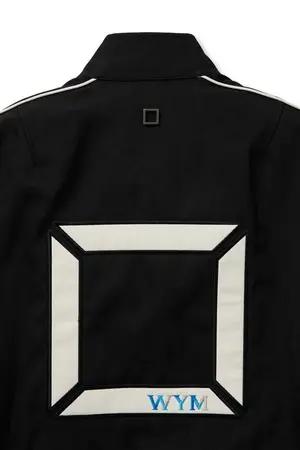 WOOYOUNGMI Long-sleeved Zipper Jacket With Patches