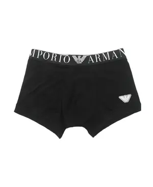 Emporio Armani Logo Panties - Black