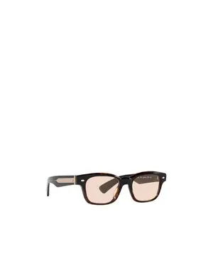Oliver Spencer Tortoiseshell-effect Rectangle Frame Glasses
