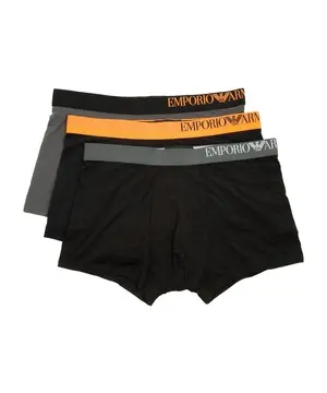 Emporio Armani Logo Underwear 3-piece Pack - Black