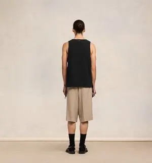 AMI Paris Drawstring Sleeveless Tank Top