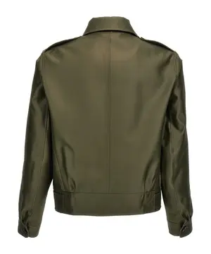 TOM FORD Military Style Belted Jacket