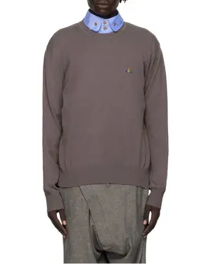 VIVIENNE WESTWOOD Crew Neck Long Sleeve Sweater