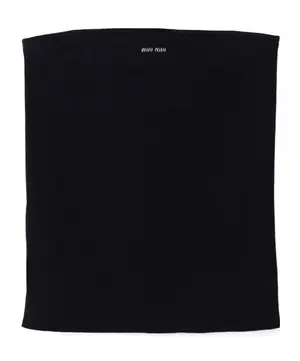 Miu Miu Cotton Knit Tube Top