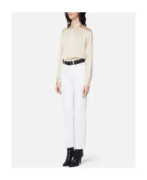 AMI Paris Silk Finish Long-sleeve Shirt