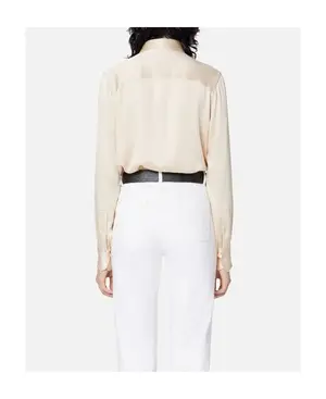 AMI Paris Silk Finish Long-sleeve Shirt