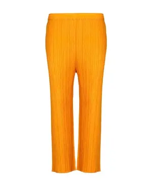 Issey Miyake High-waisted Cropped Trousers