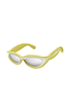 Bottega Veneta Geometric Frame Sunglasses