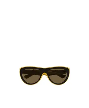 Bottega Veneta Panthos Frame Sunglasses - Black