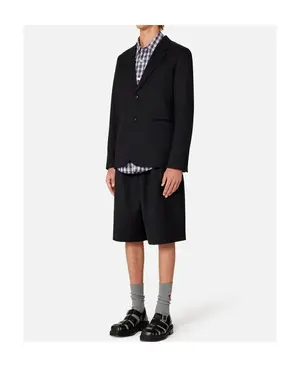 Ami Single-breasted Tailored Jacket - Black