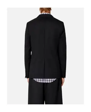 Ami Single-breasted Tailored Jacket - Black