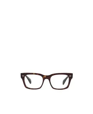 Oliver Spencer Rectangle Frame Eyeglasses - Black